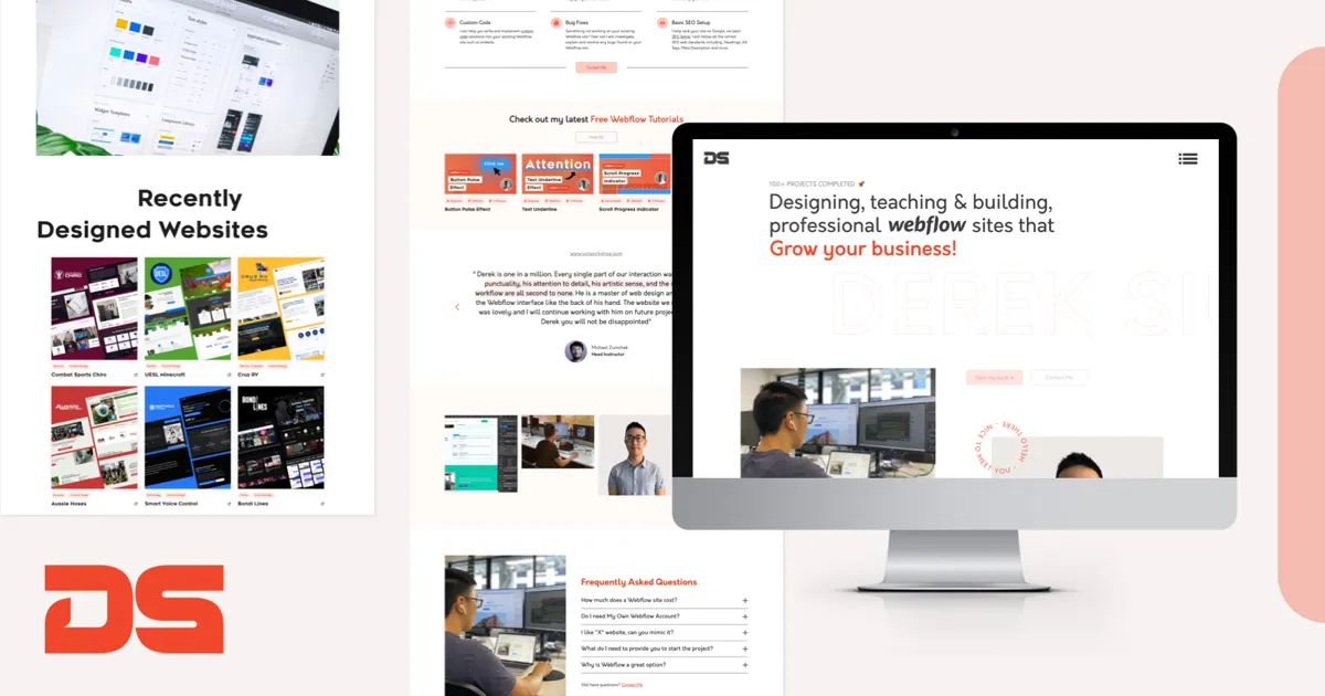 Derek Siu - Website Designer & Webflow Developer